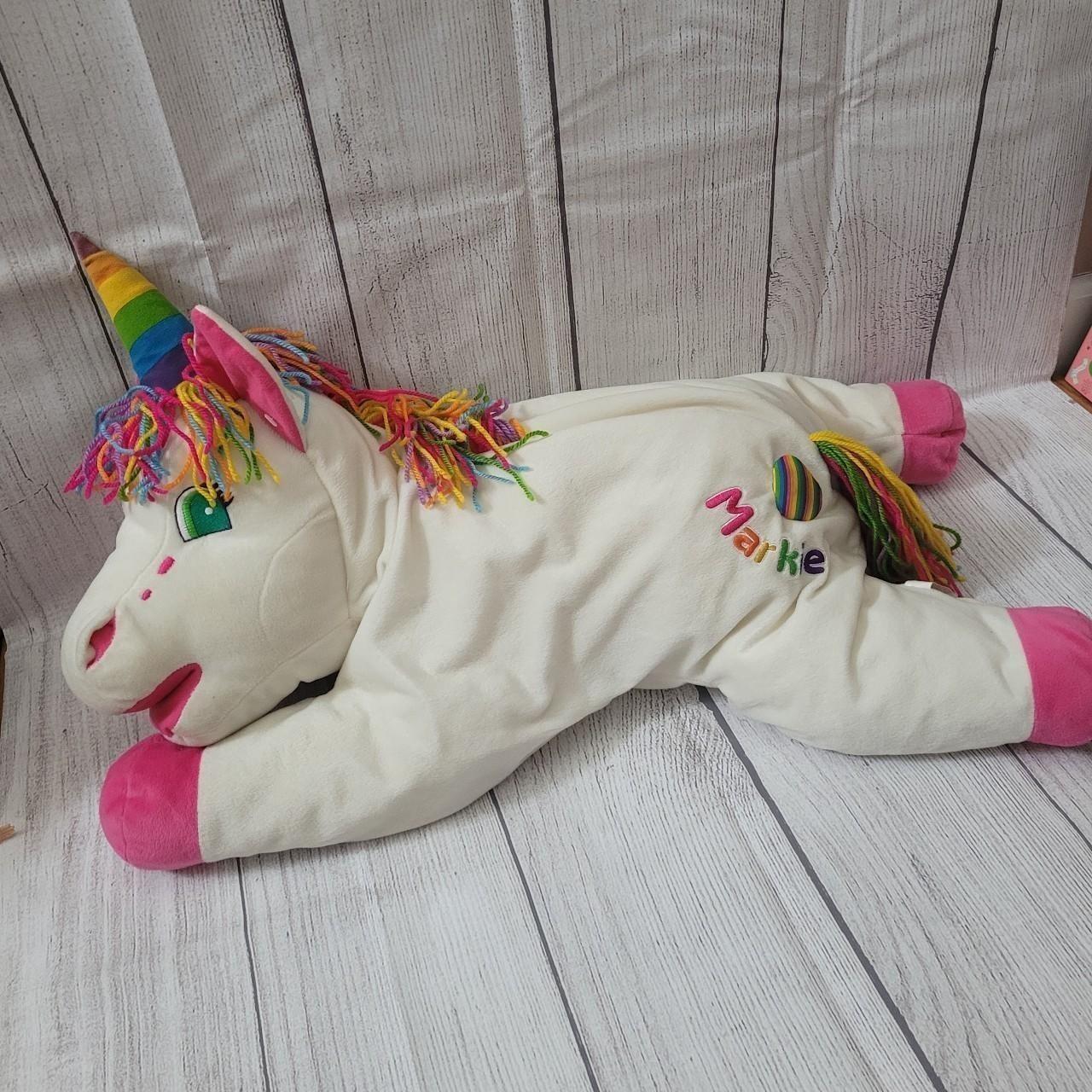 Vintage Lisa Frank 28” Markie Large Plush White... - Depop