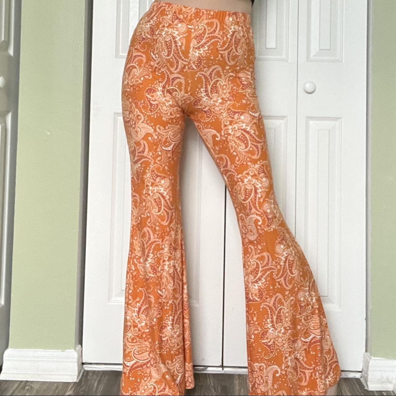 Bell Bottom soft pant Size L #70spants #bellbottoms... - Depop