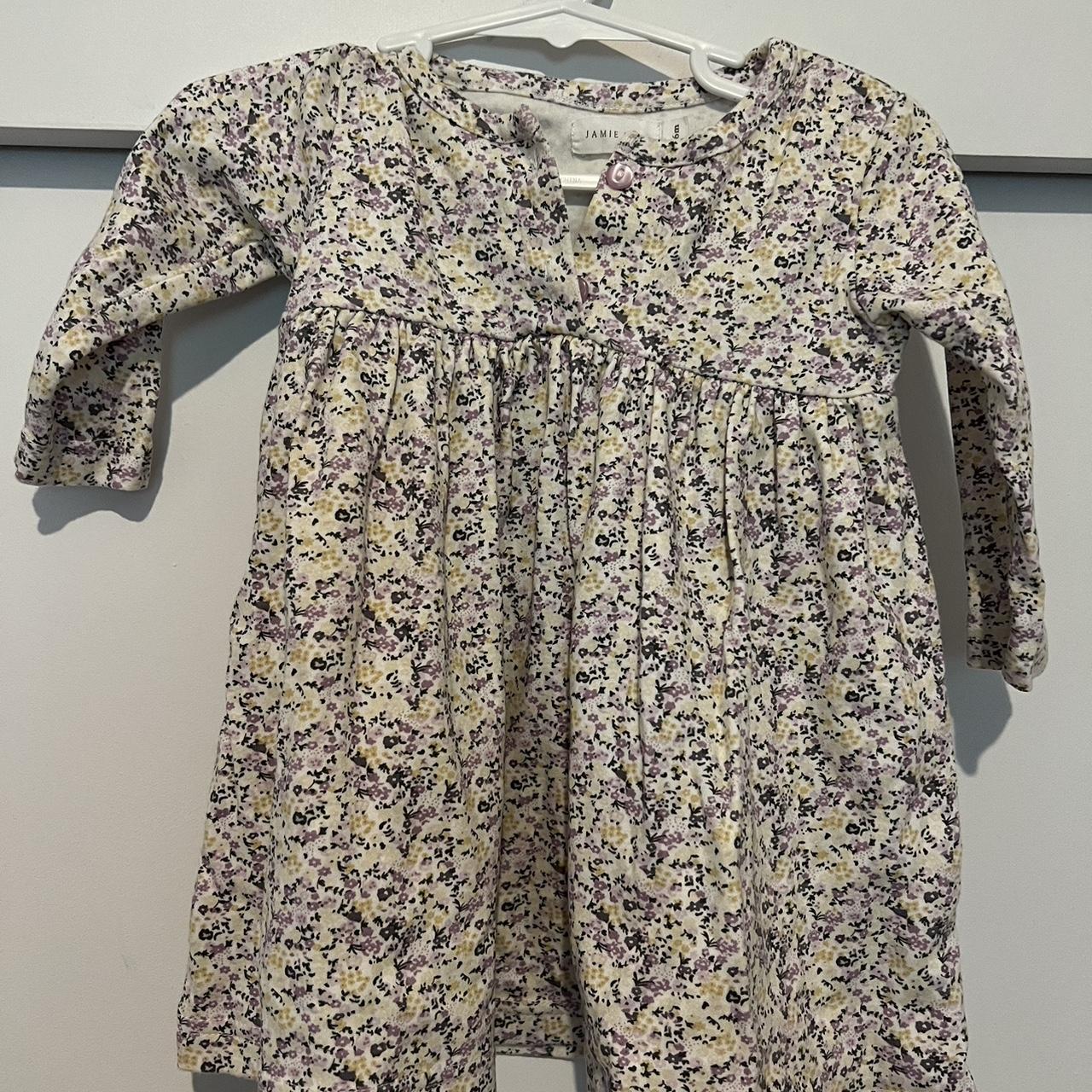 Jamie Kay floral dress Size 3-6 months Excellent... - Depop