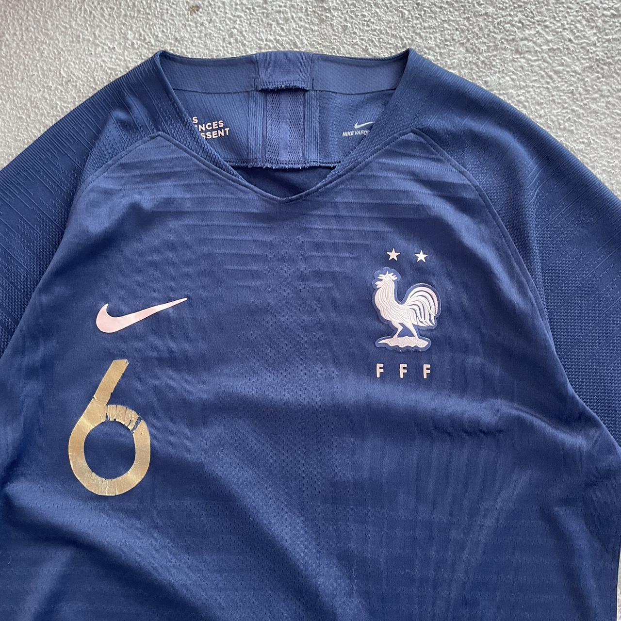 france paul pogba jersey sick blue france training... | Depop