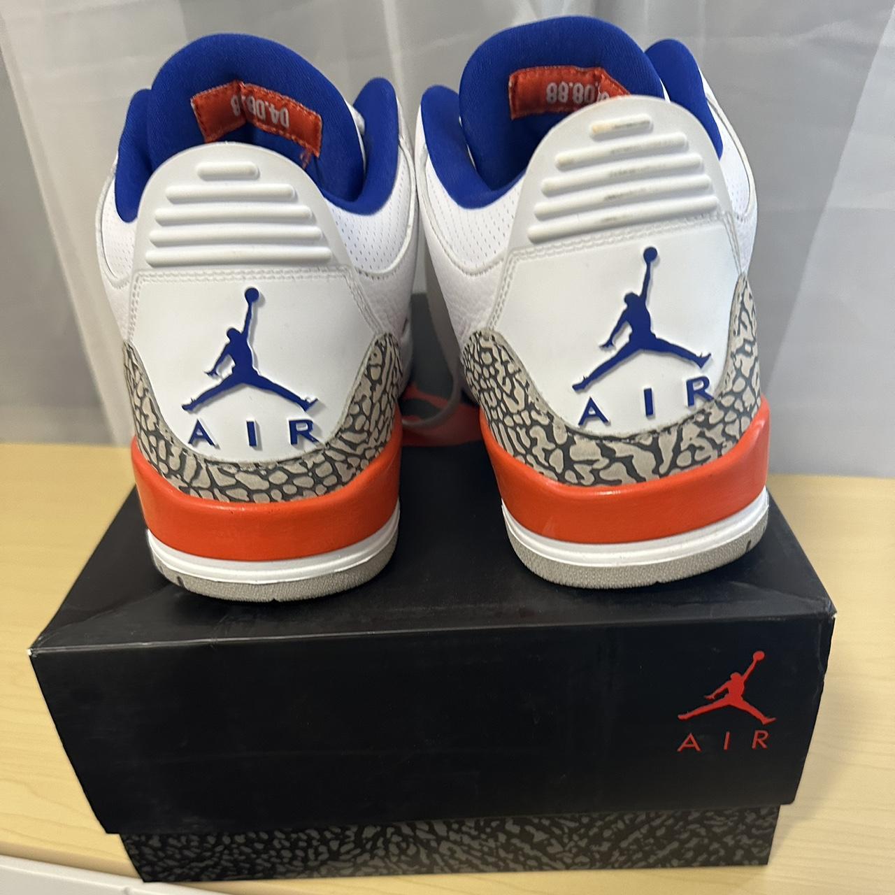 JORDAN 3 RETRO KNICKS BRAND NEW IN BOX NEVER... - Depop
