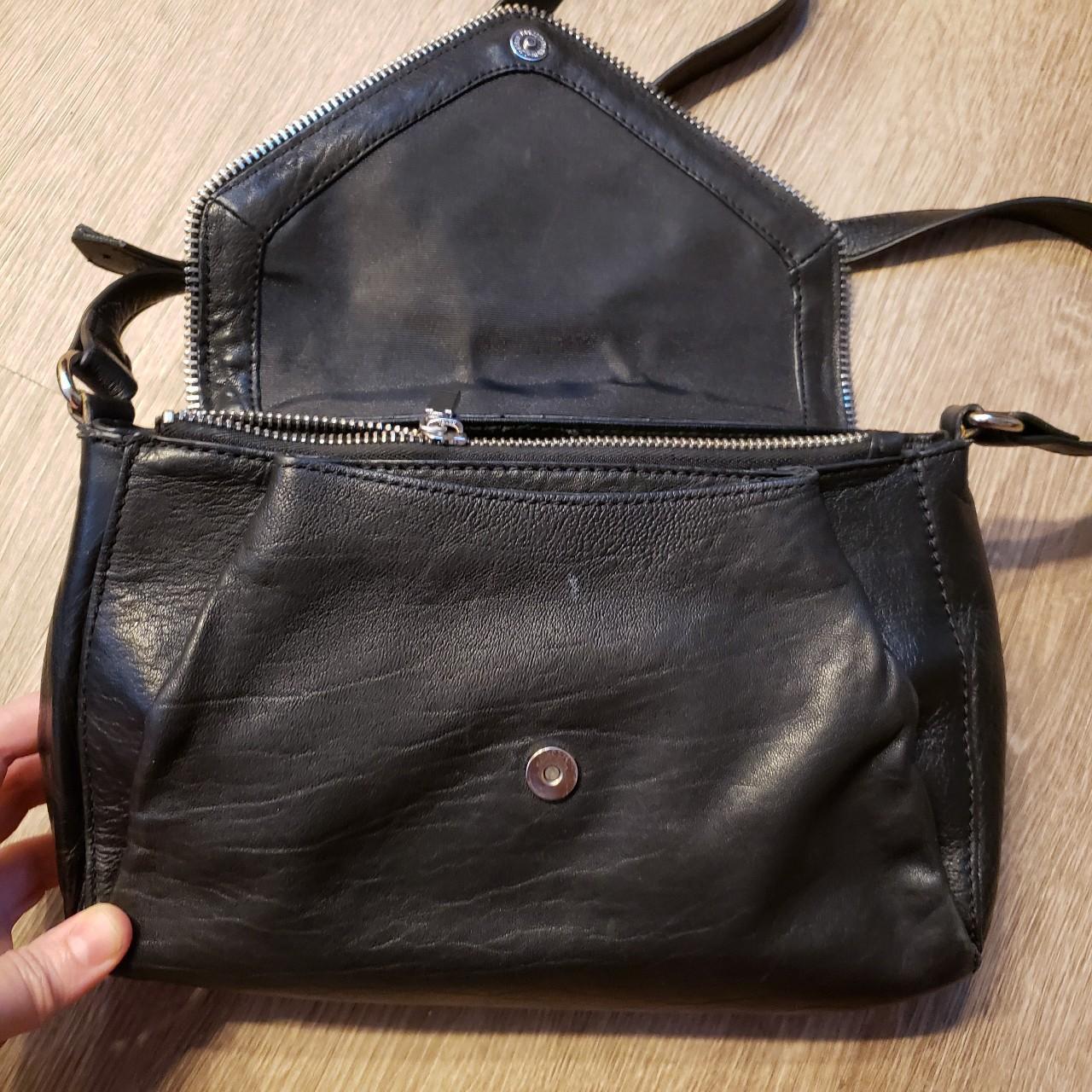 Leather crossbody purse Halogen brand envelope... - Depop