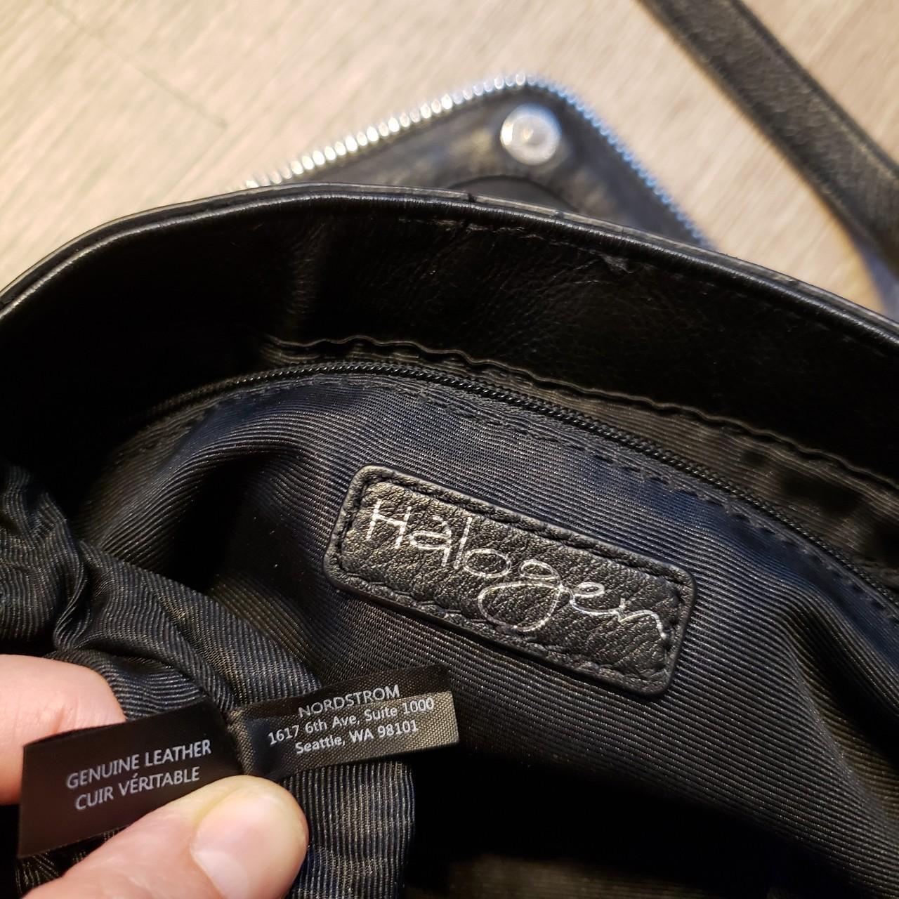 Leather crossbody purse Halogen brand envelope... - Depop