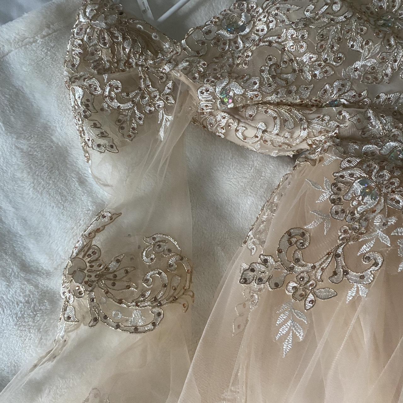 Champagne Quince Dress From Leonia Lee Pretty much... - Depop