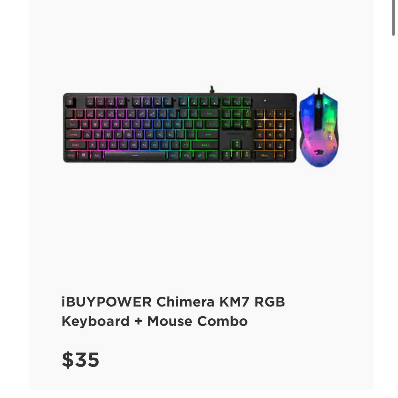 Ibuypower RGB Mechanical Keyboard Never used.... - Depop