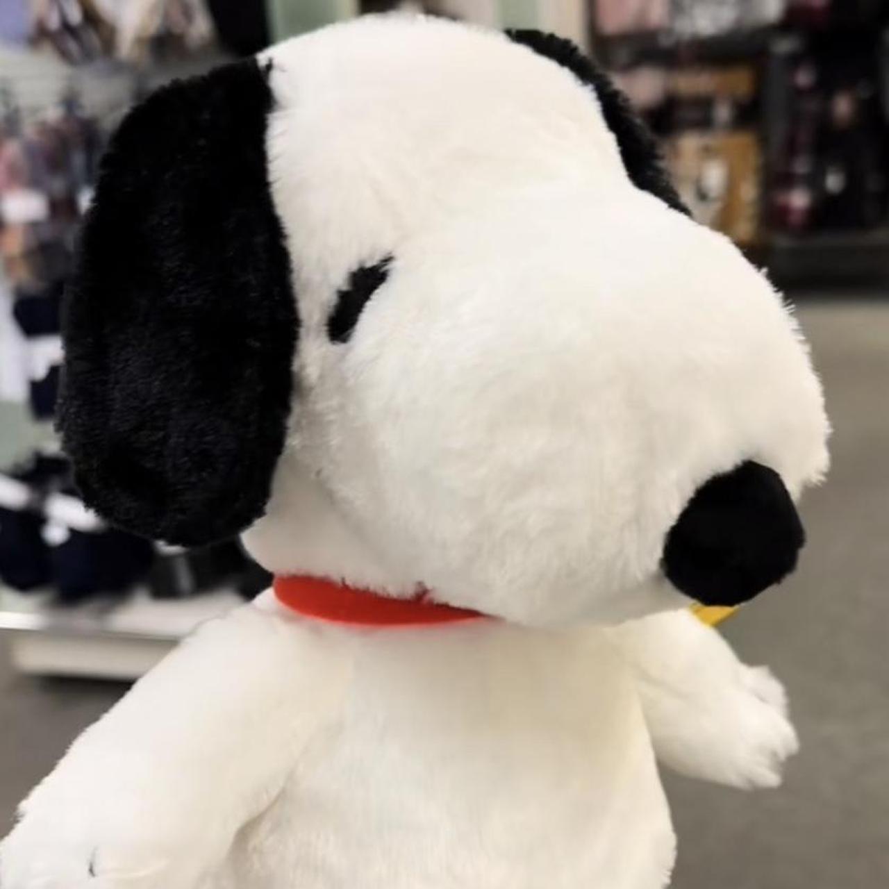 snoopy plush brand new such a cute stuffed animal... - Depop