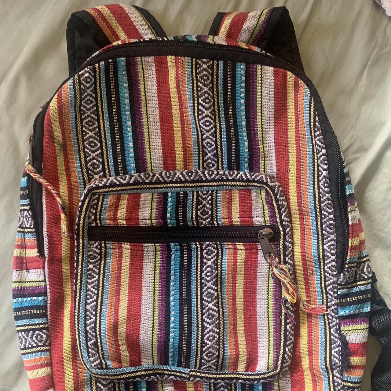 hippy backpack good condition, very minor fraying... - Depop