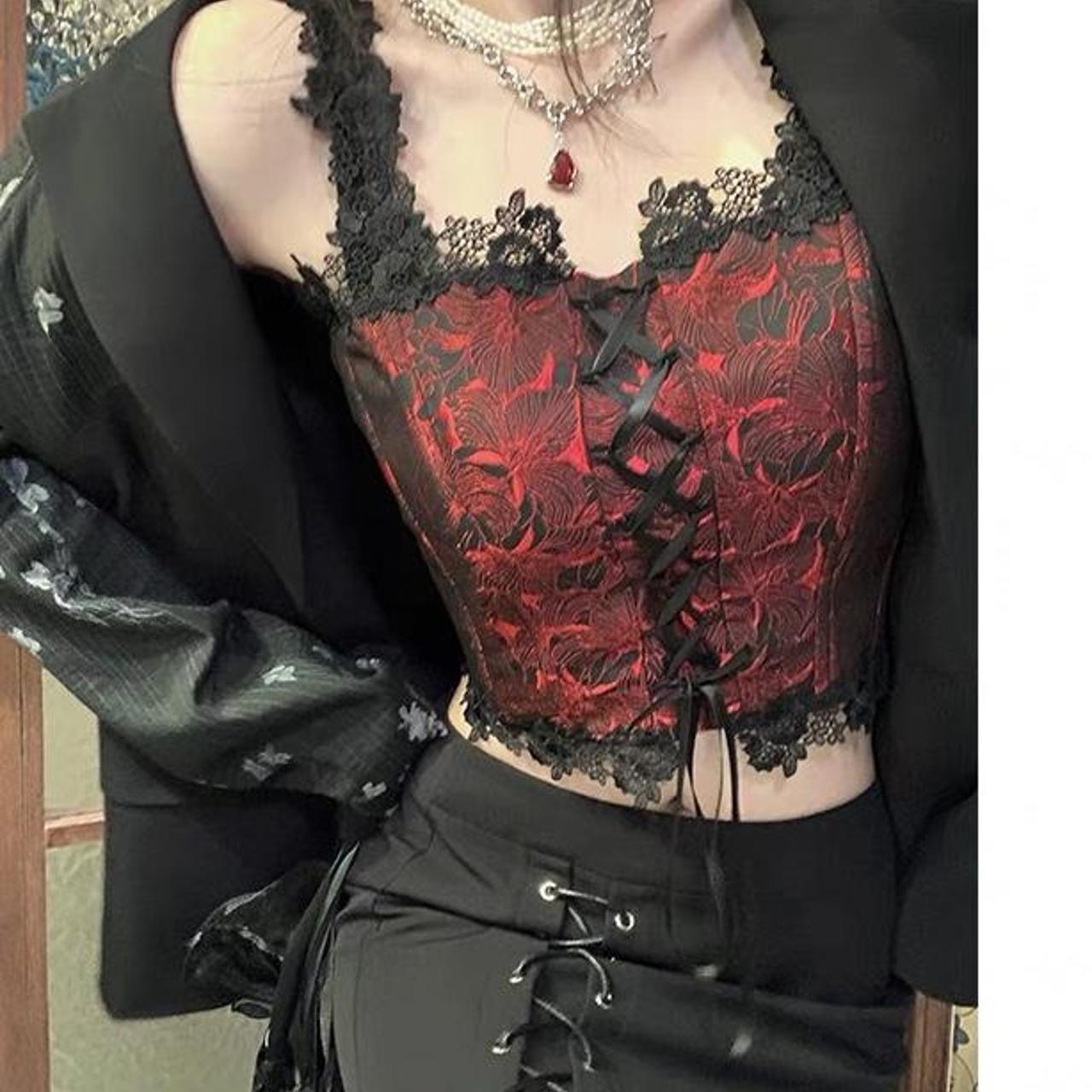 Gothic Crop Tops Depop