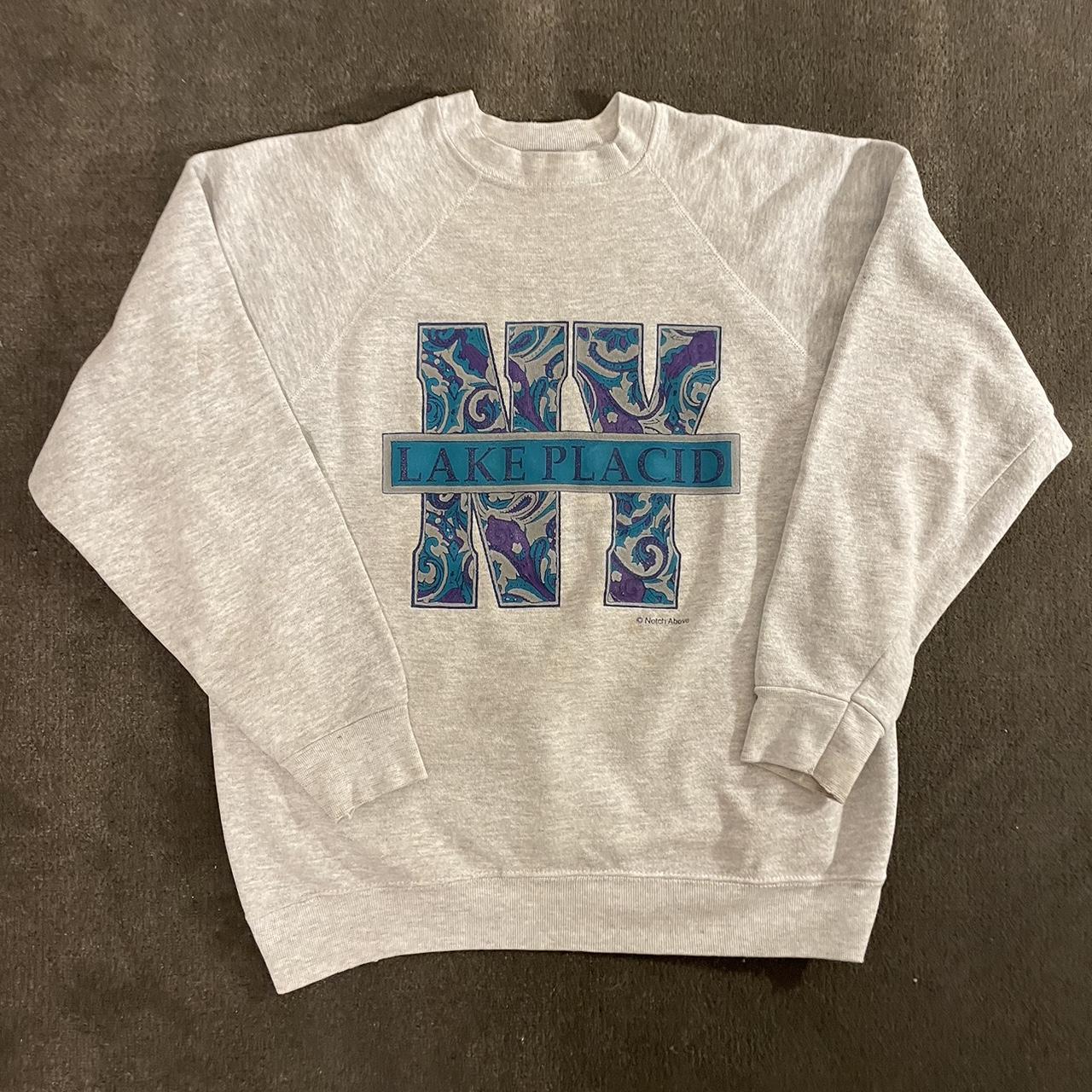 Vintage 90s Tultex Lake Placid crewneck size:L - Depop