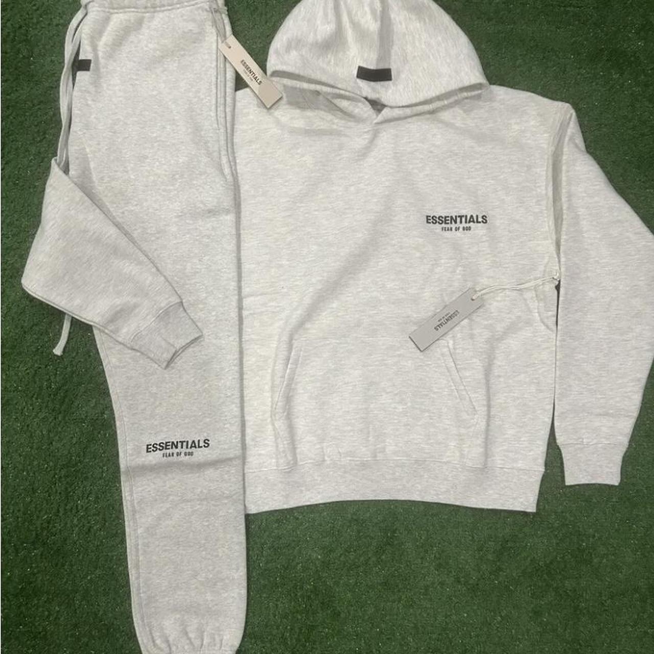 light oat essential TRACKSUIT size small used twice... - Depop