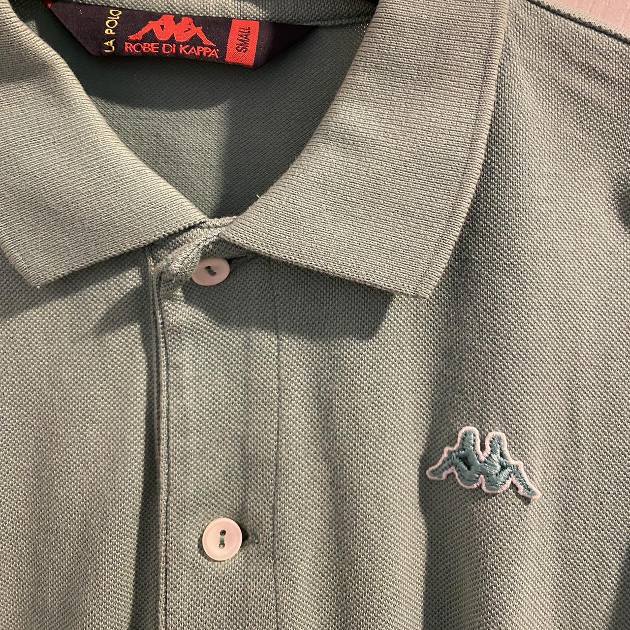 Vintage kappa polo shirt in real - Depop