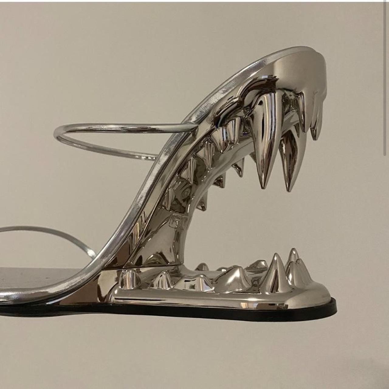 GCDS Morso Heels Size 39IT Patent calfskin heeled... | Depop