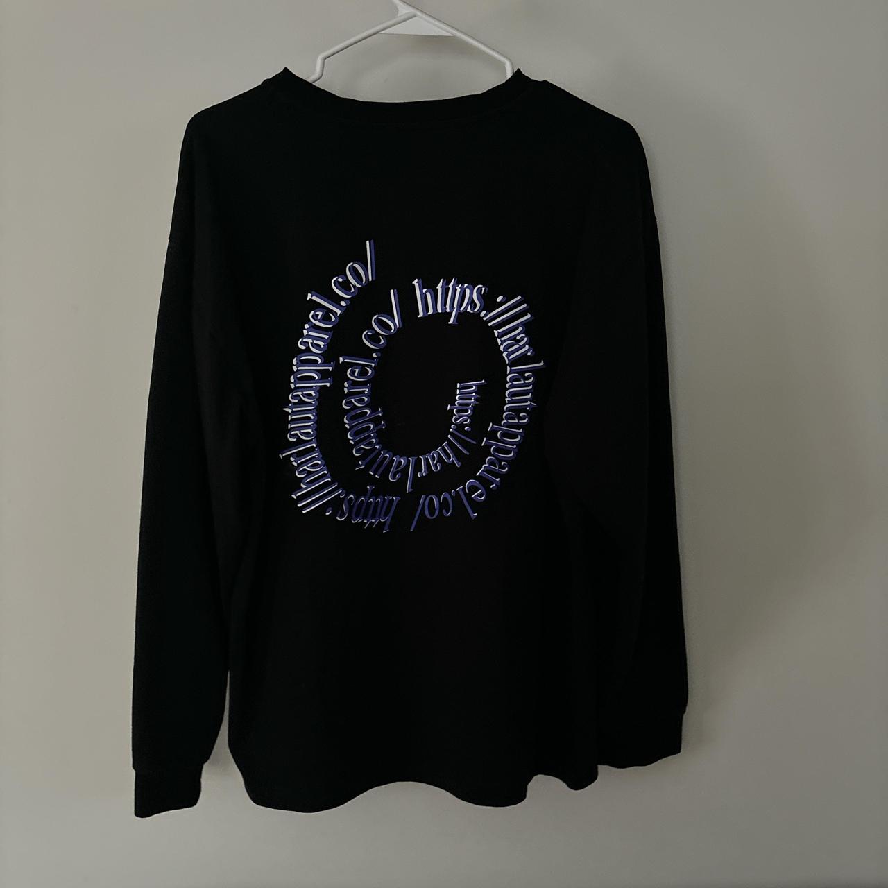 Large harlaut apparel spiral link long sleeve blank... - Depop