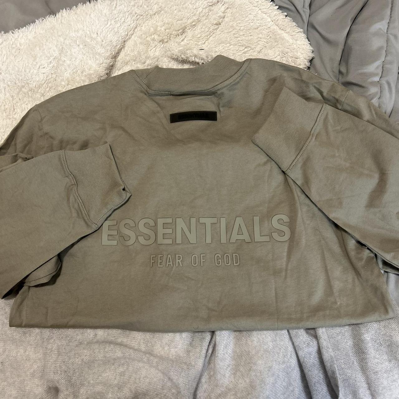 Essentials long sleeve shirt Size XS never... - Depop
