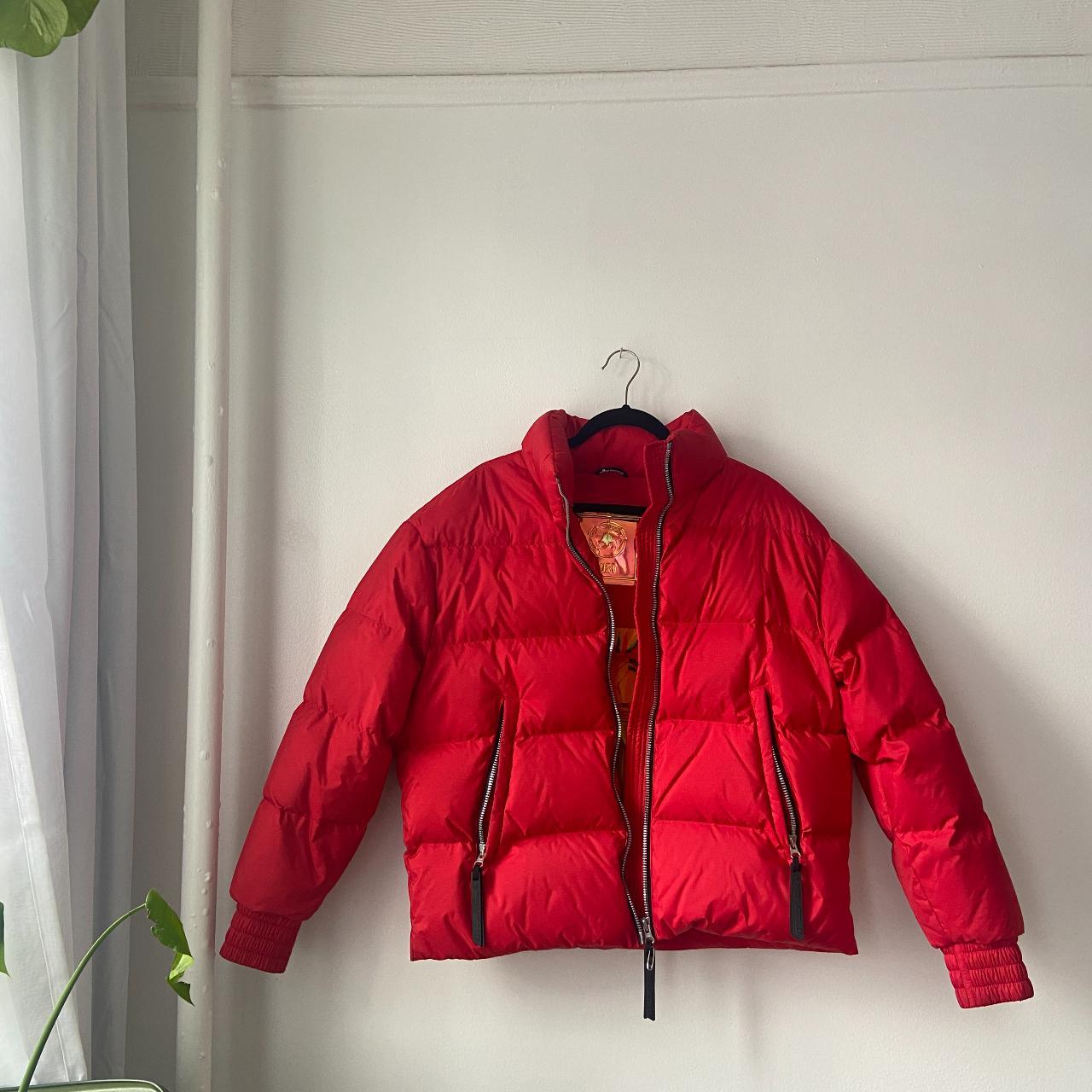 Moose Knuckles Women's Red Jacket | Depop