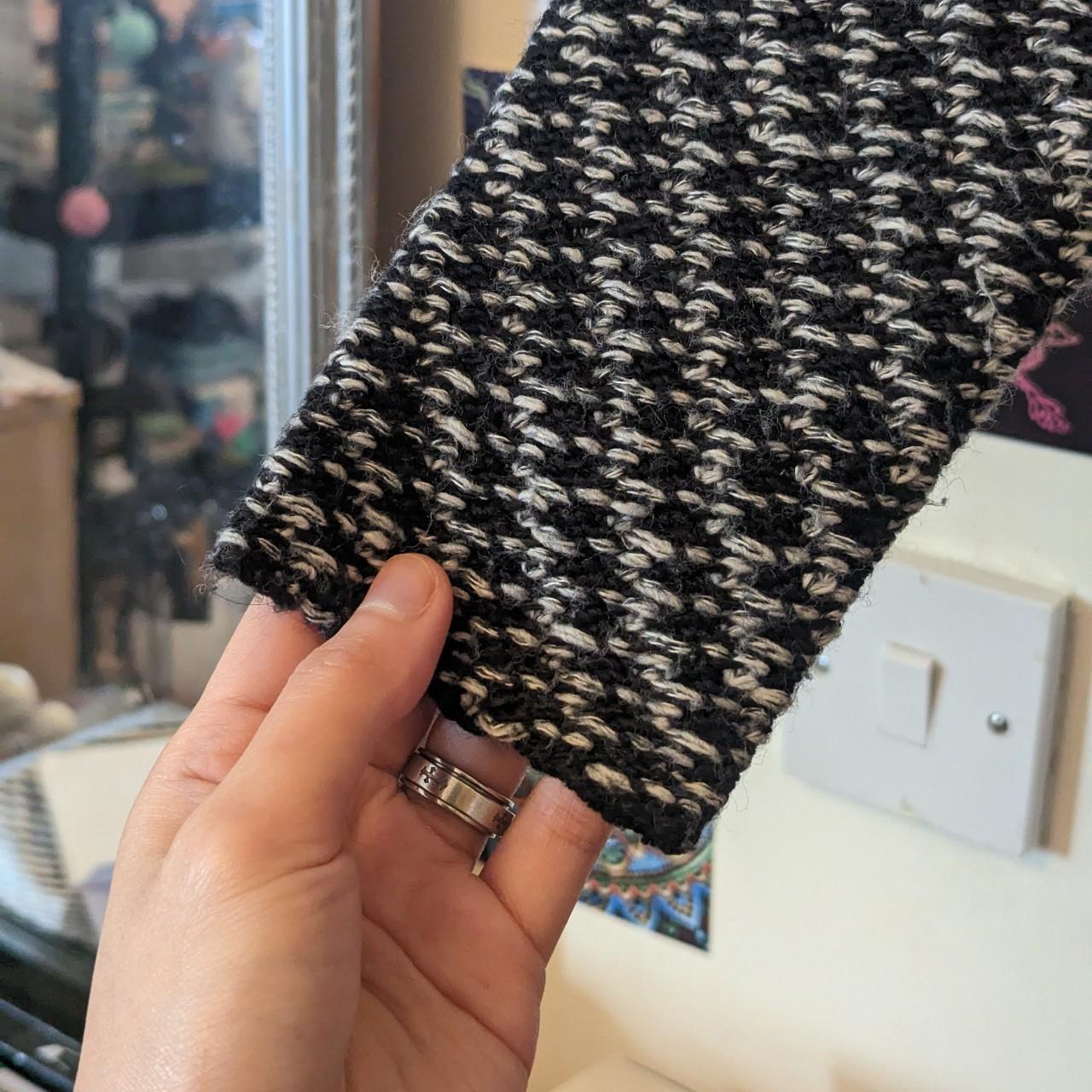 Zara Womens Black And White Jumper Depop