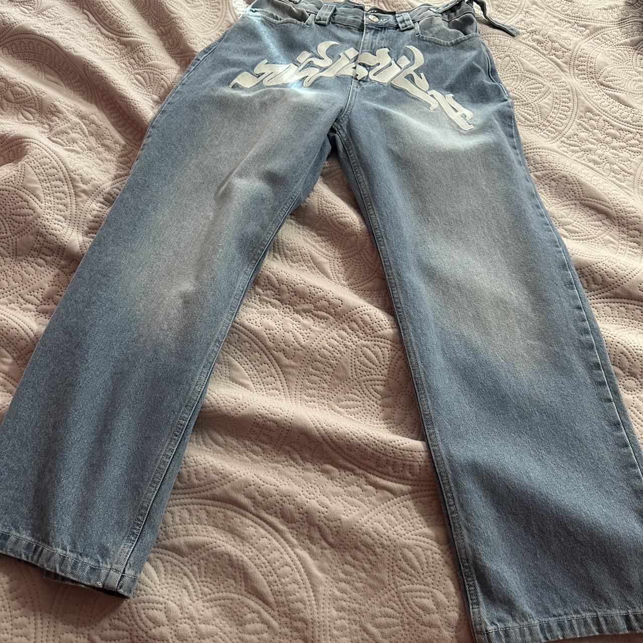 Vicinity Mirage light blue jeans Excellent... - Depop