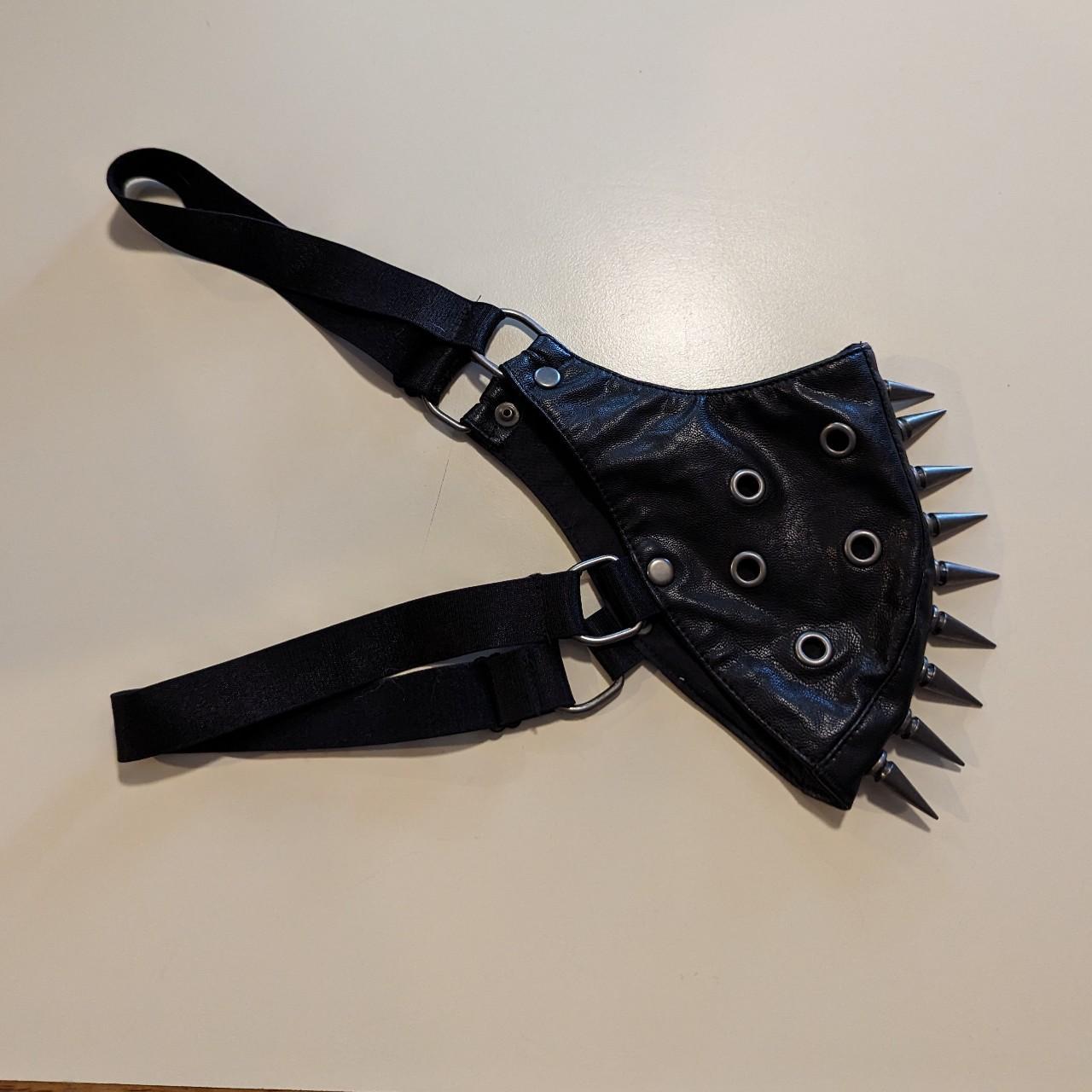 Widow spiked face mask size: one size fits all... - Depop