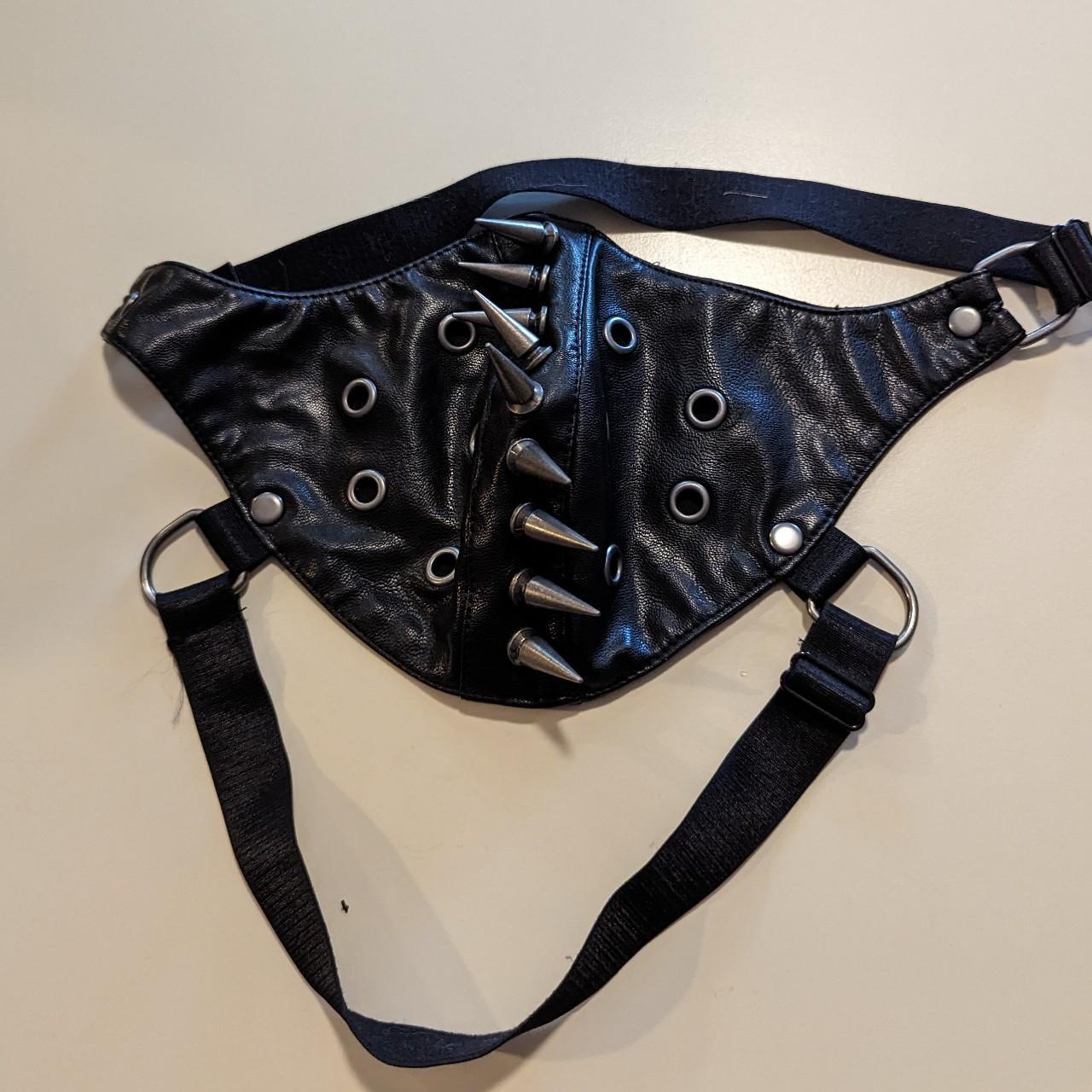 Widow spiked face mask size: one size fits all... - Depop