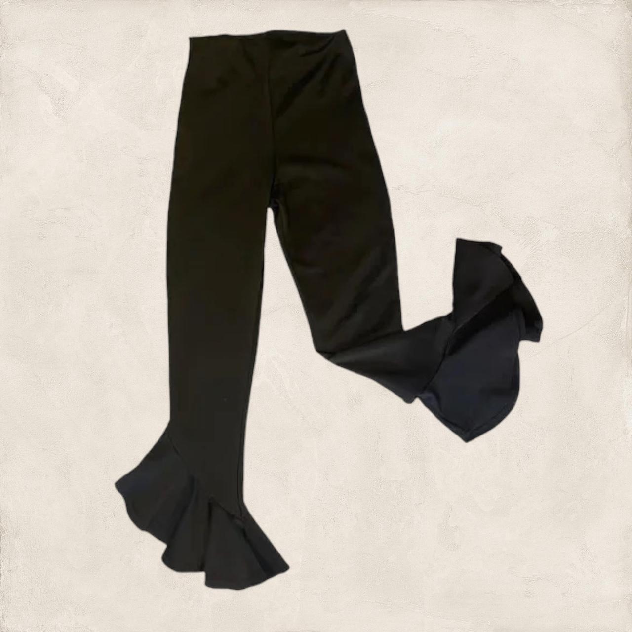 LASULA - High Waisted Stretchy Flared Pants These... - Depop