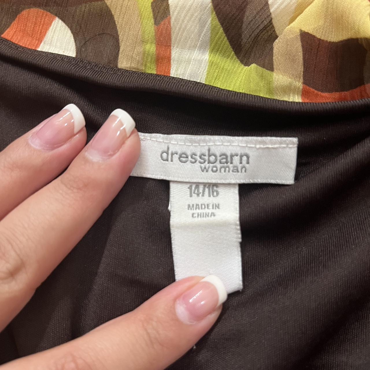 Early 2000’s Circle Pattern Blouse... - Depop