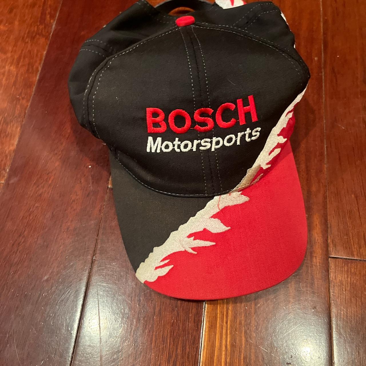 Vintage Nissun Bosch Motorsports hat with adjustable... | Depop