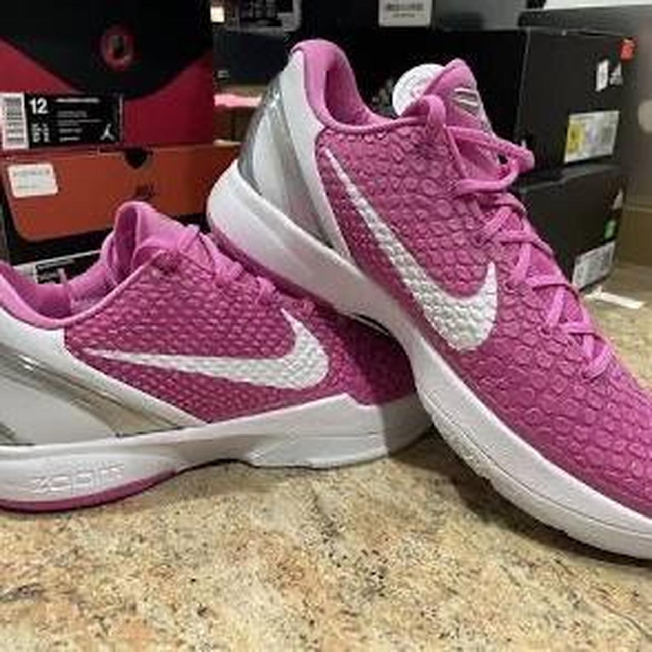 Think pink color way Kobe 6 size 10 crazy ask free... | Depop