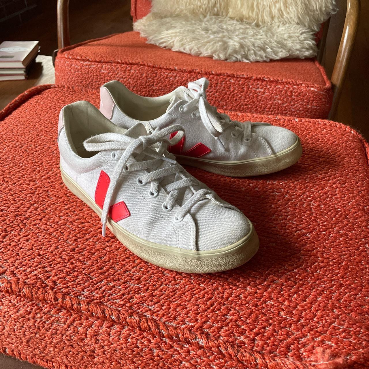 Veja sneakers, size 7. Totally vegan and barely worn. - Depop