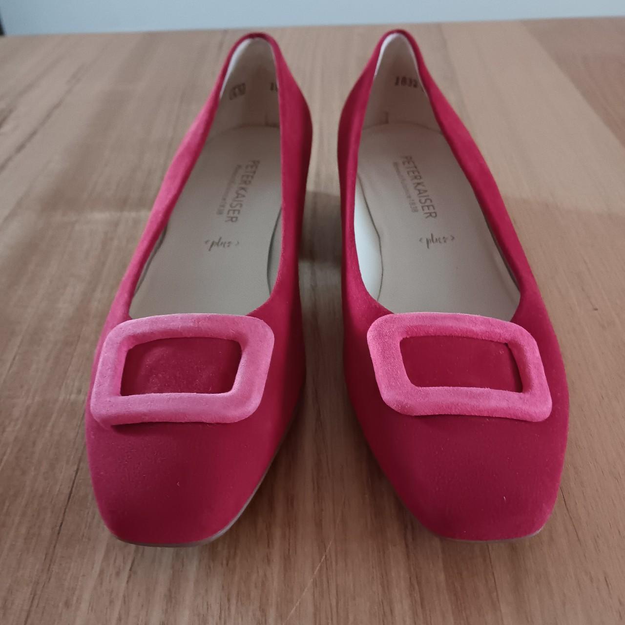 Peter Kaiser Zenda Red Suede Shoes - Size UK 4.5 or... - Depop