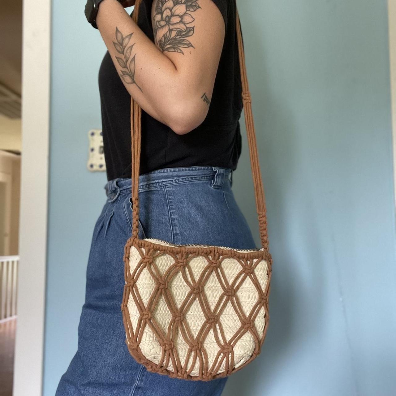 Universal Threads braided purse Top zipper with... - Depop