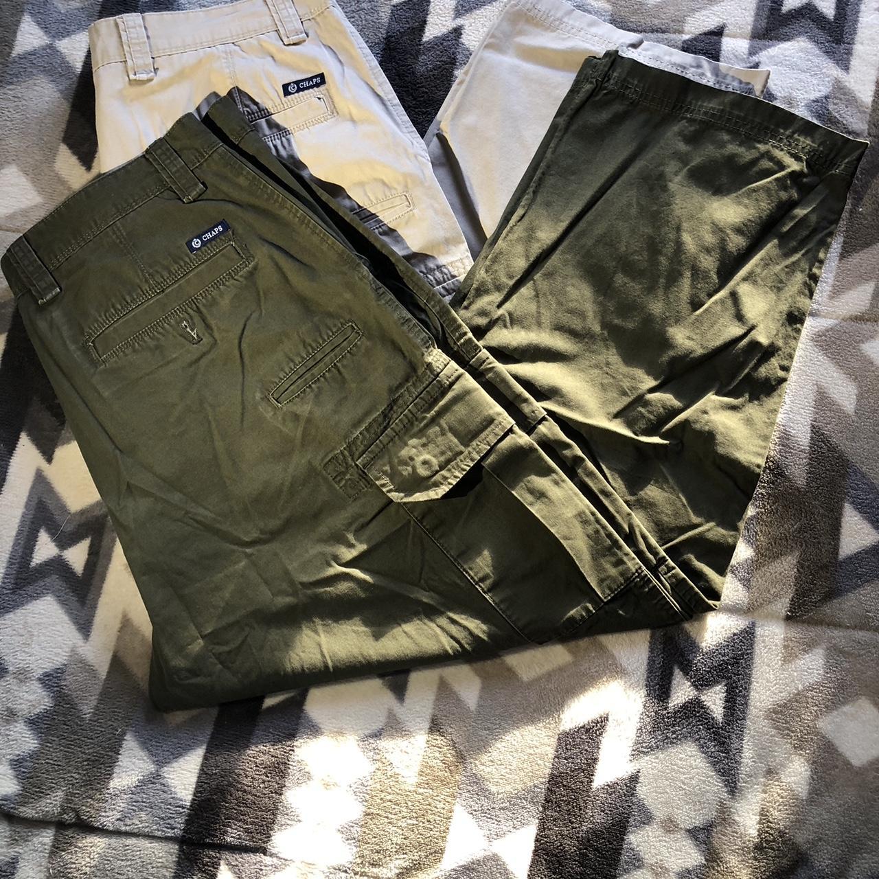 Chaps cargo pants 25$ each or 45$ or best offer... - Depop