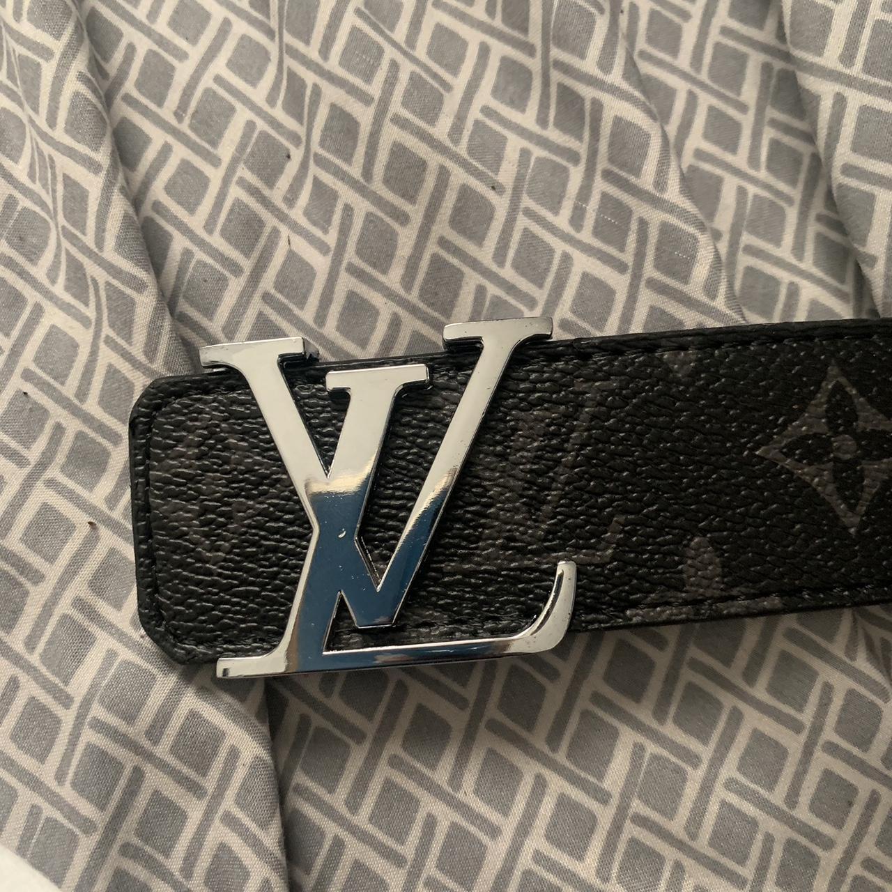Black LV belt - Depop