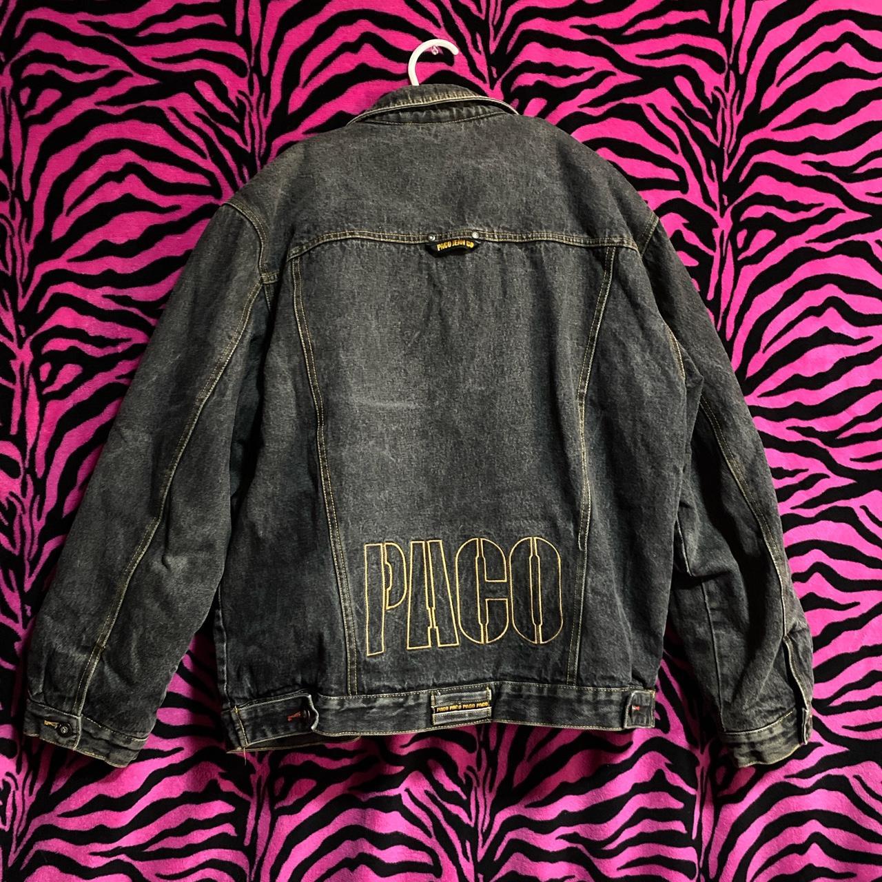 Vintage y2k Paco Jeans denim jacket washed gray... - Depop