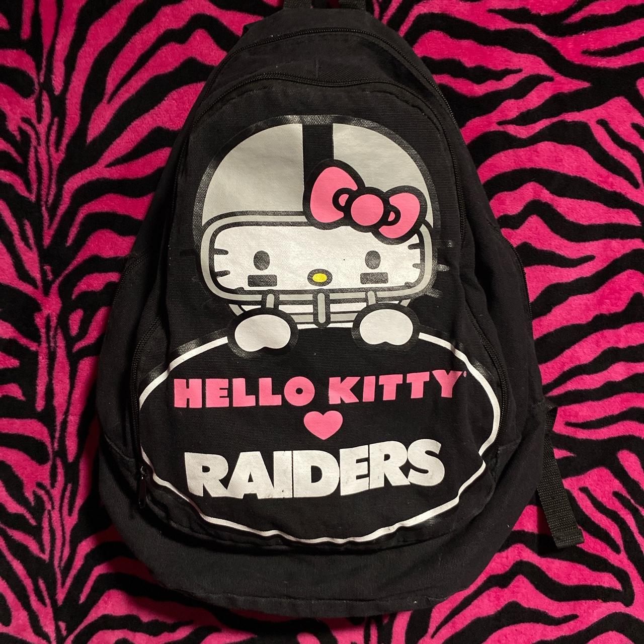 Hello kitty X Raider’s black backpack Good... - Depop