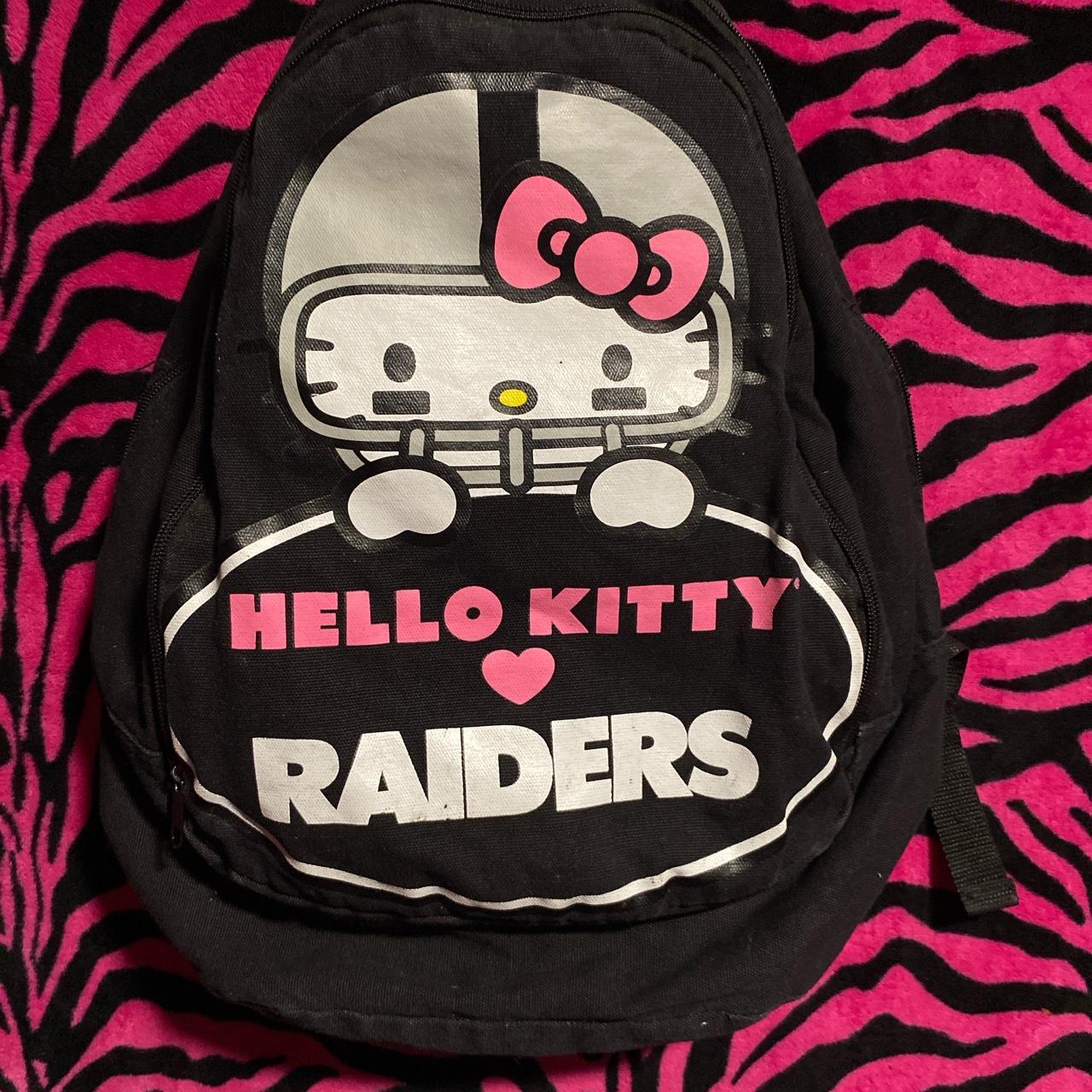 Hello kitty X Raider’s black backpack Good... - Depop