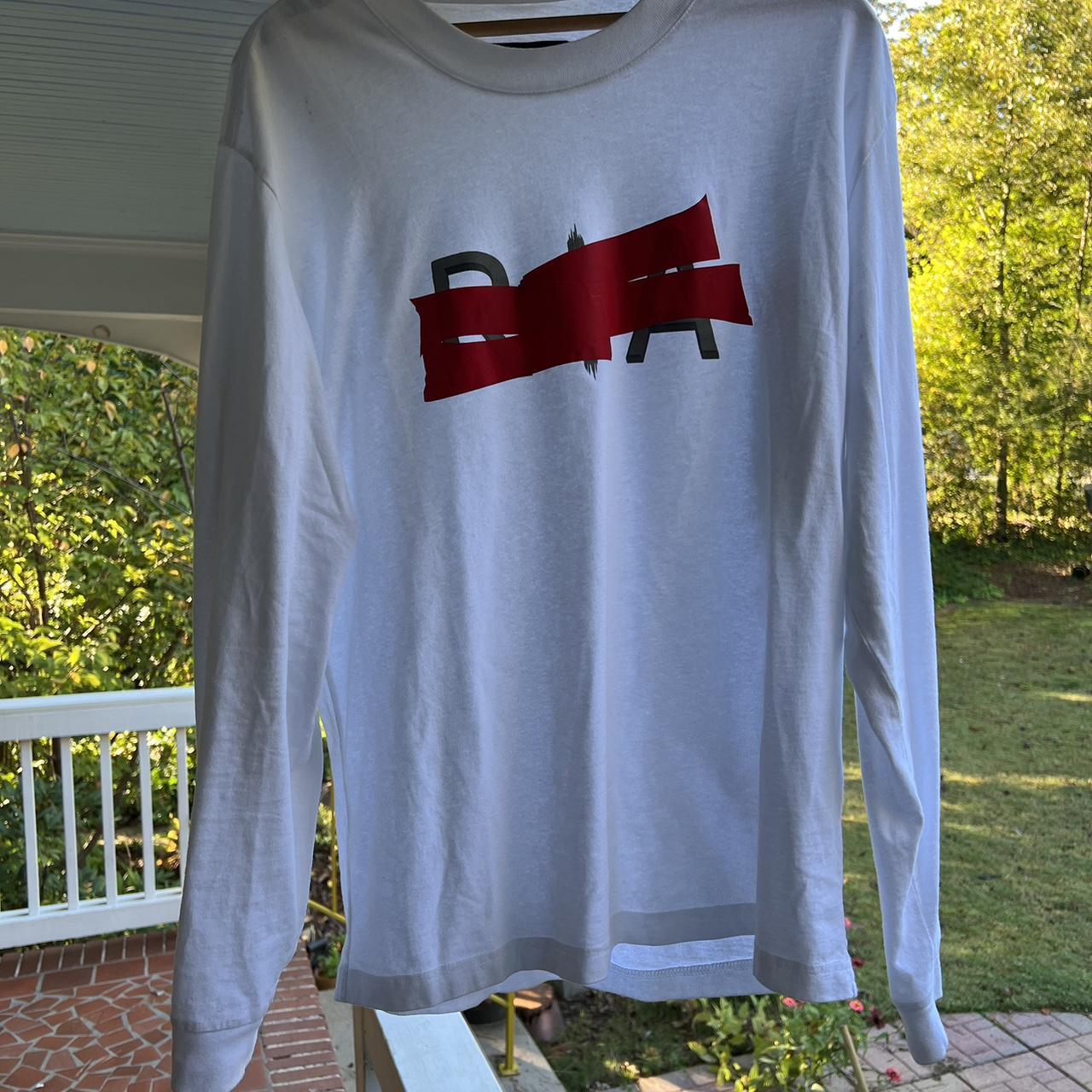 RTA Red Logo long sleeve shirt. 100% authentic. Open... - Depop