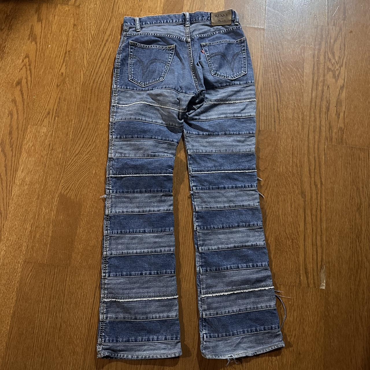 hysteric glamour blue hagi denim size 30x30 dm... - Depop