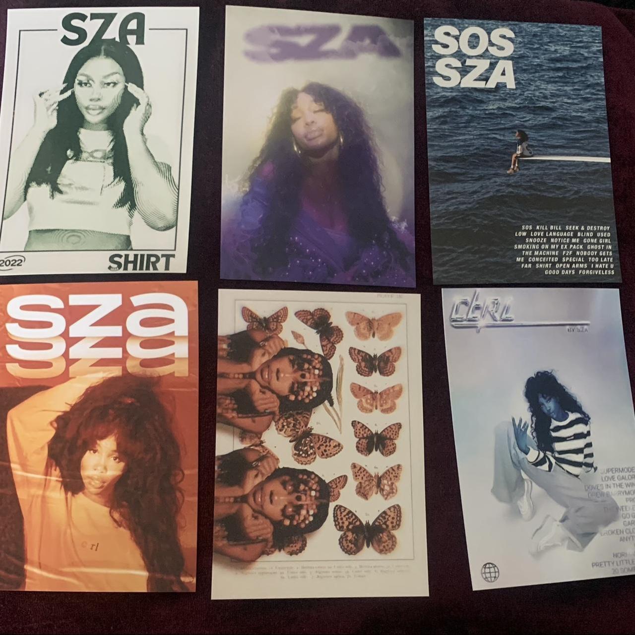 6x SZA 6x4 mini posters ♡ ୨୧ professionally... - Depop