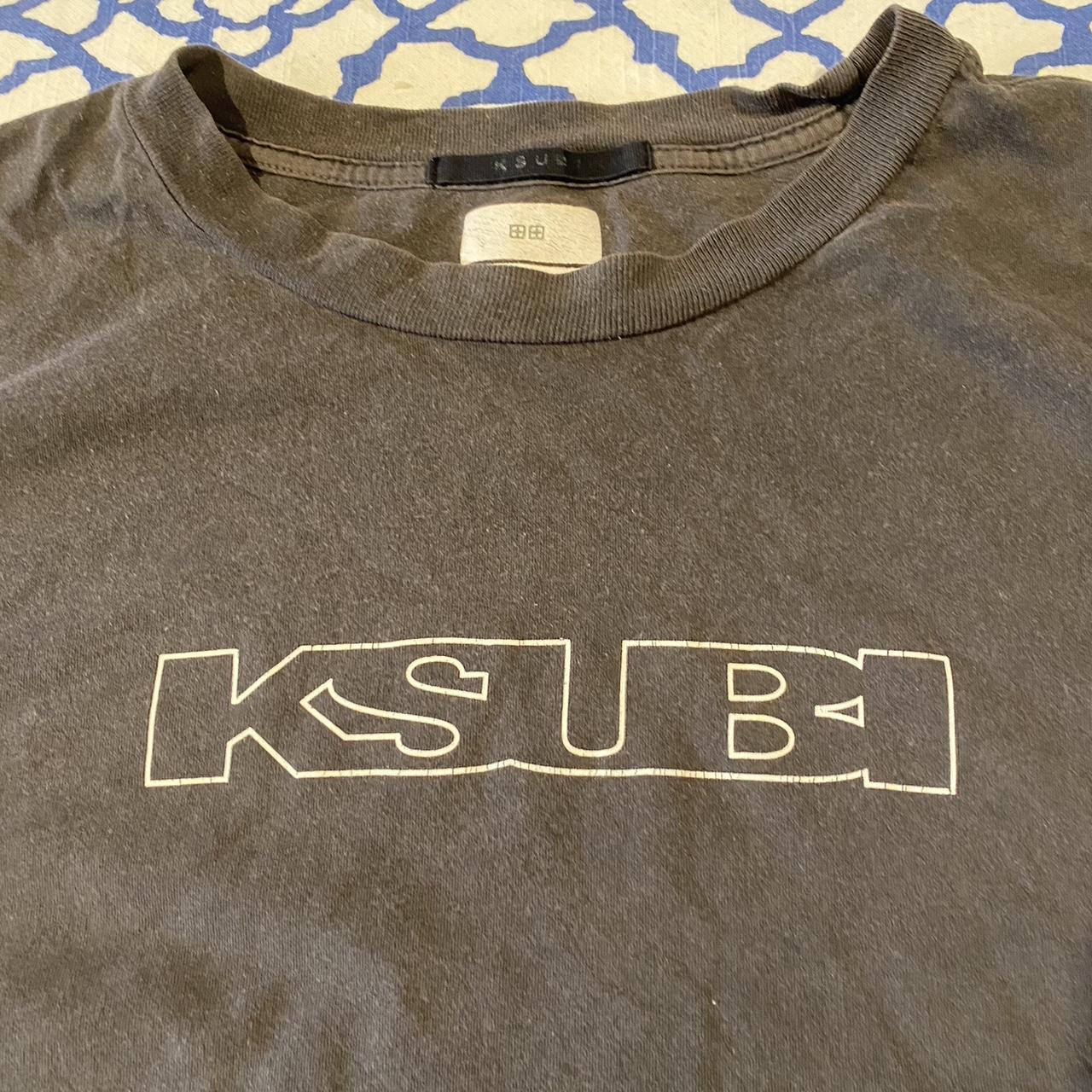 KSUBI TSHIRT grey unisex size medium oversized worn... - Depop