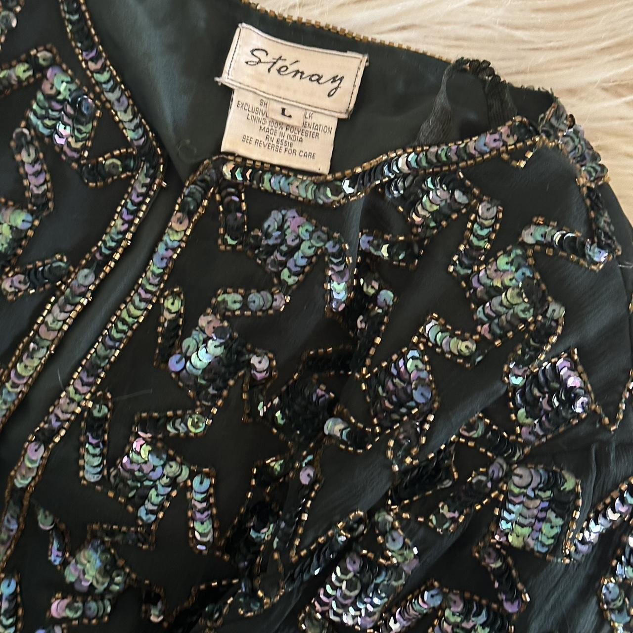 star sequined jacket ⭐️🫧🌶️ embellished with colorful... - Depop