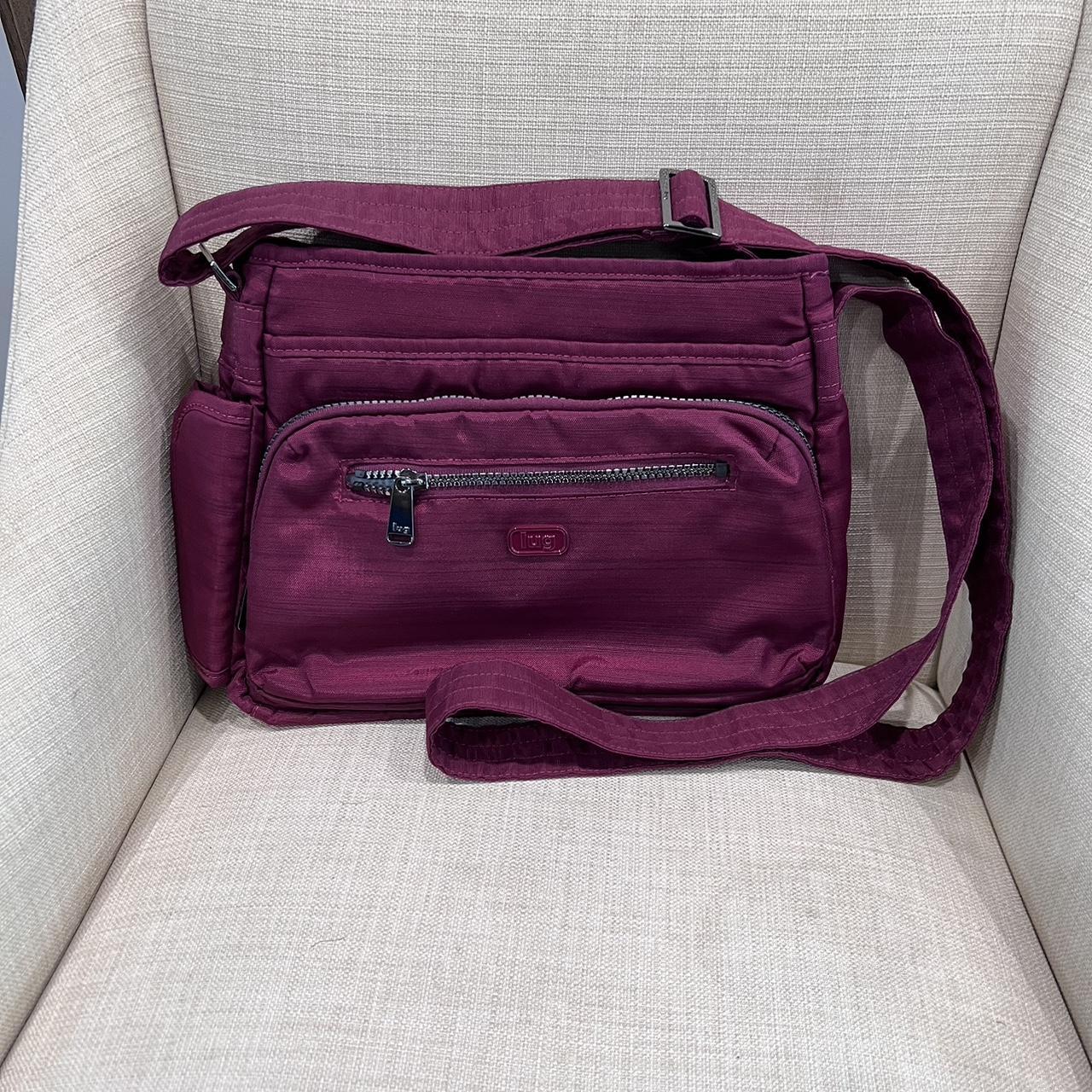 Deep red/ burgundy Lug crossbody bag with side... - Depop