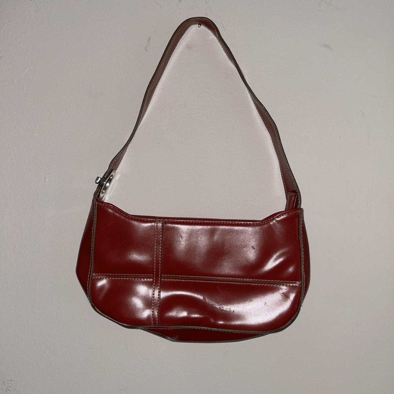 Cherry red shoulder bag - Depop