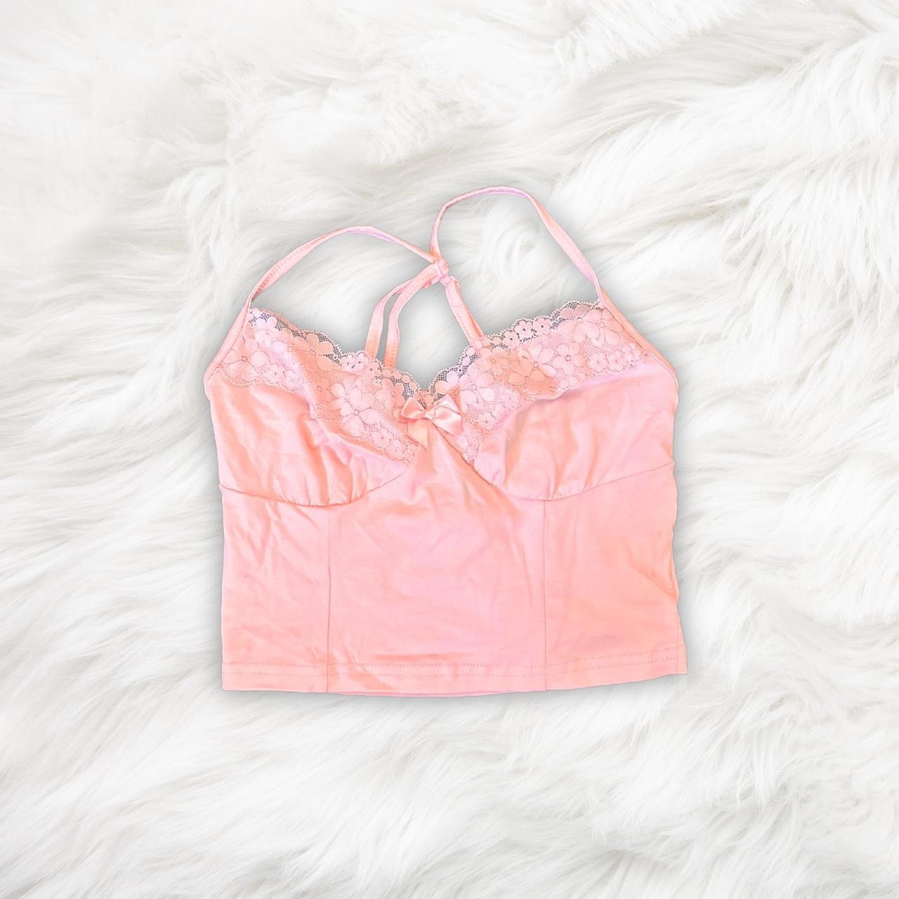 Soft pink cottagecore tank top #cottagecore... - Depop