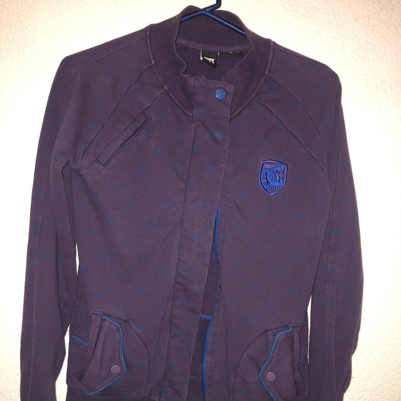 purple DC jacket womens medium - Depop