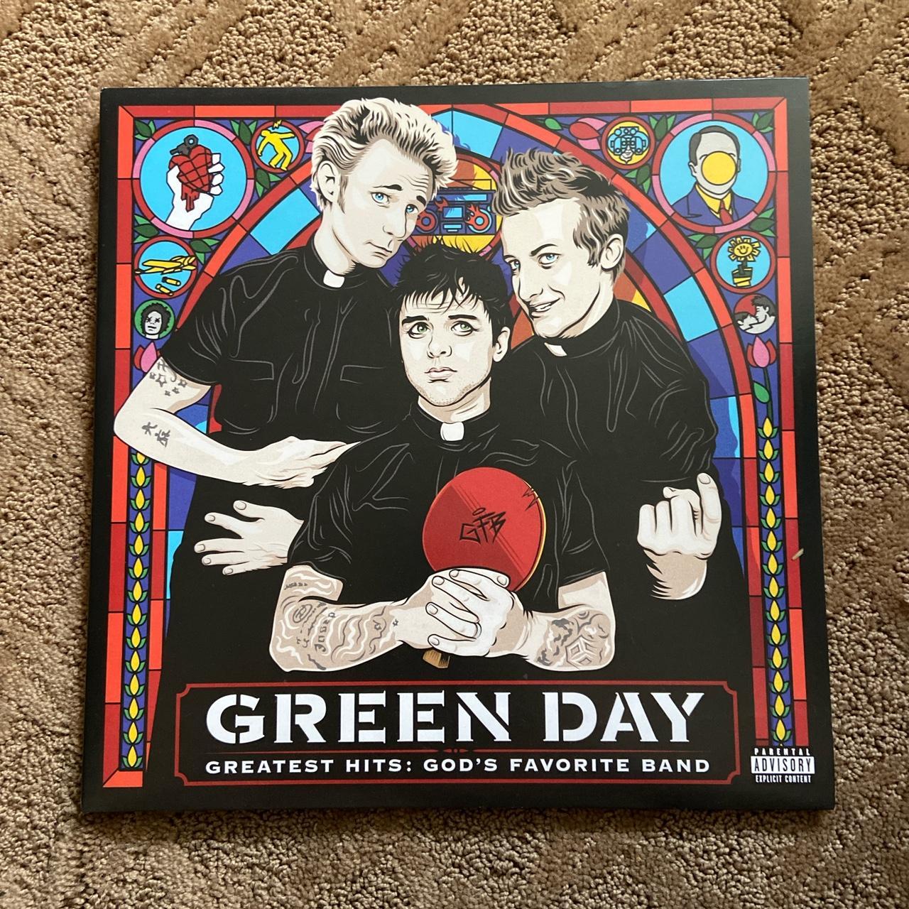 green day vinyl greatest hits only played... - Depop