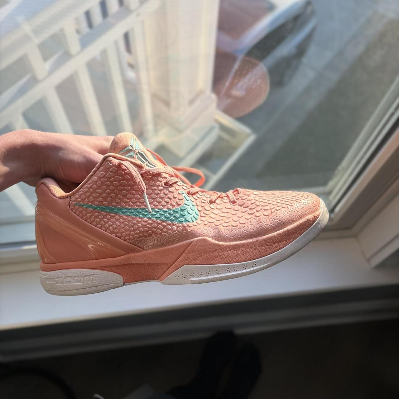 Nike Kobe 6 "Pink Snake" basketball trainers... | Depop