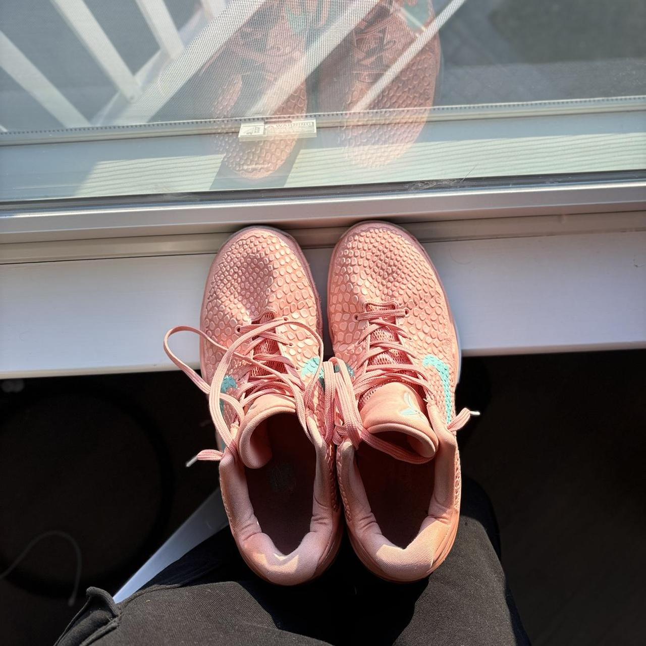 Nike Kobe 6 "Pink Snake" basketball trainers... | Depop
