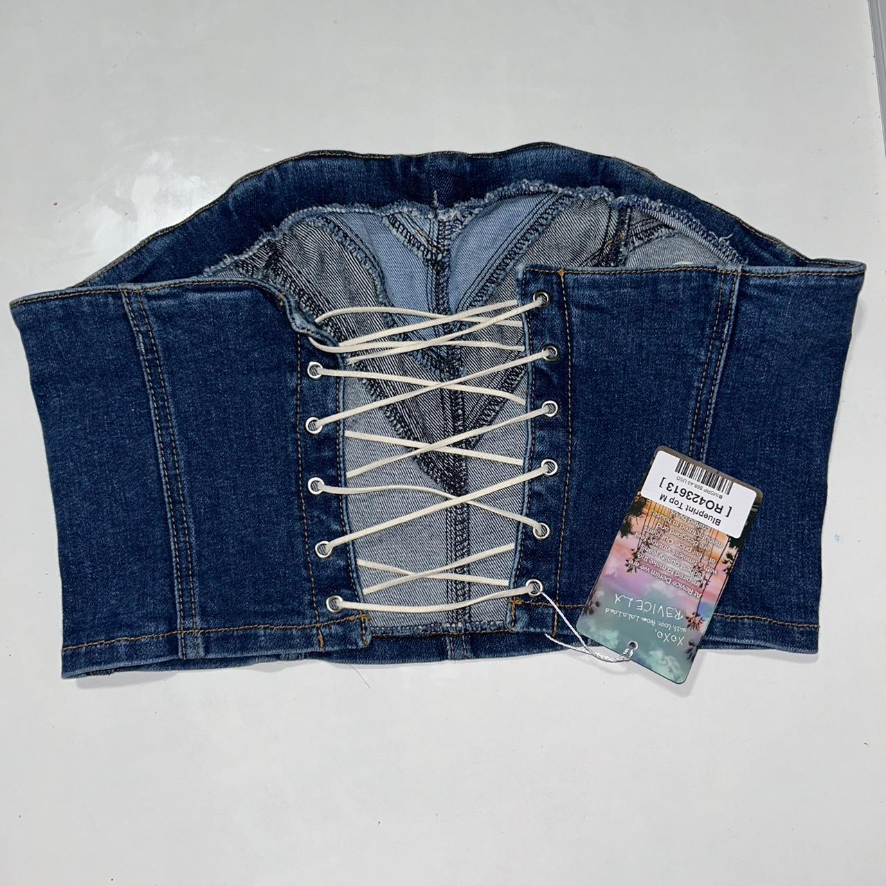 ~ Revice Denim Tube top ~ Never worn, tags still on... - Depop