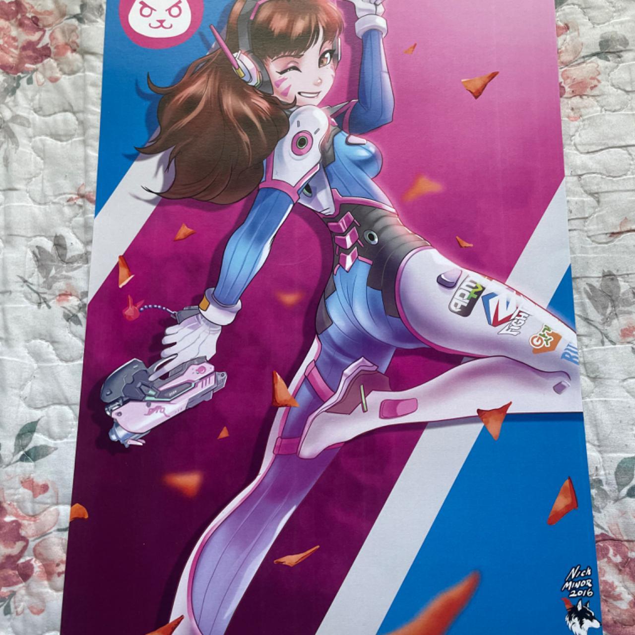 Overwatch Dva Poster Print got at a convention! not... - Depop