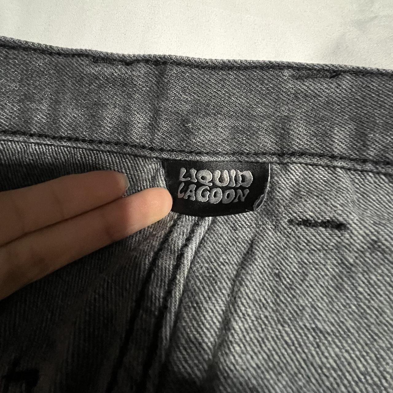 liquid lagoon bell bottom men’s jean 30/30 - Depop